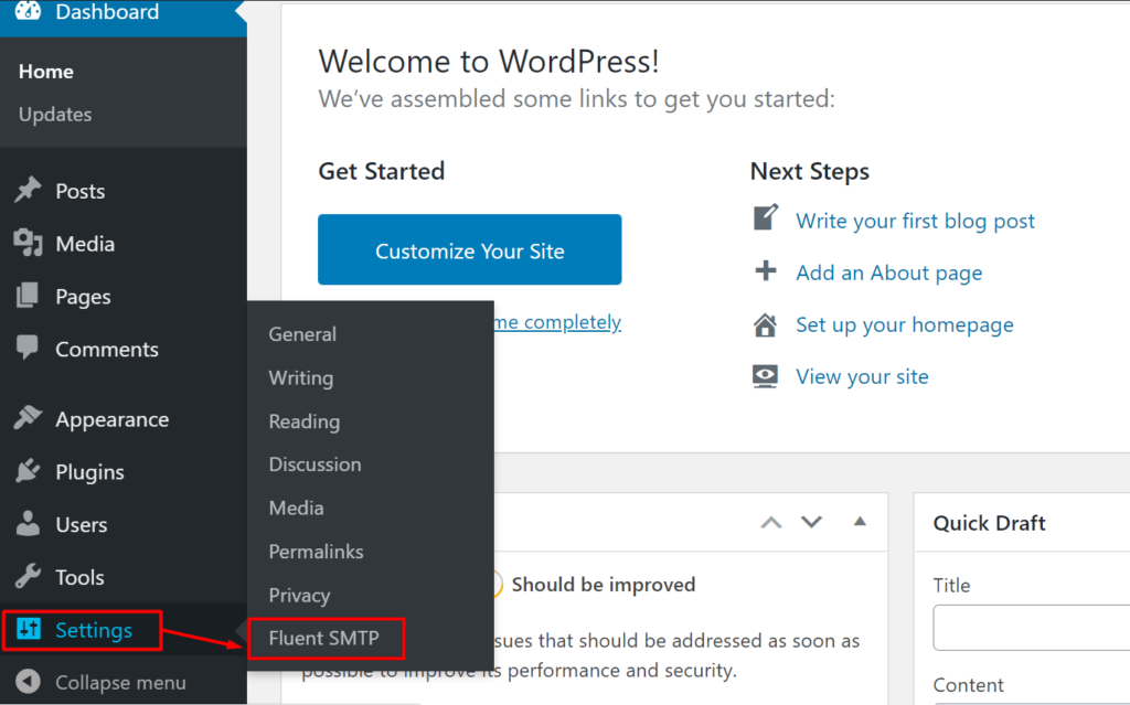 Set Up the Netcore Mailer in FluentSMTP - FluentSMTP
