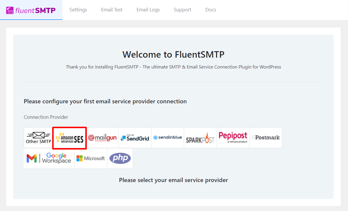 How to Send WordPress Emails Using Amazon SES - FluentSMTP How to Send WordPress Emails Using Amazon SES - FluentSMTP