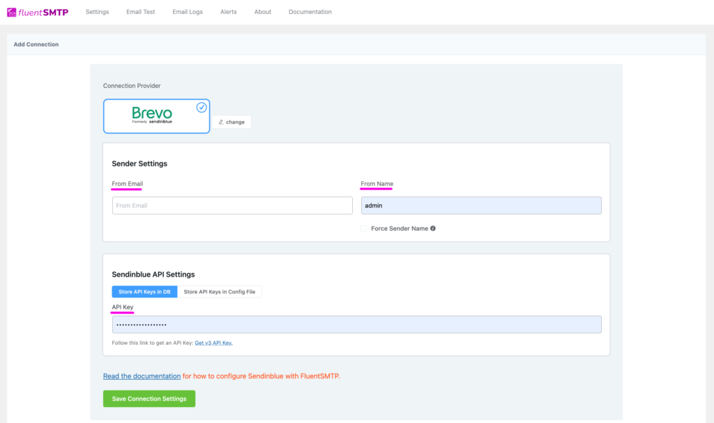 Setting Up Brevo Mailer in FluentSMTP - FluentSMTP
