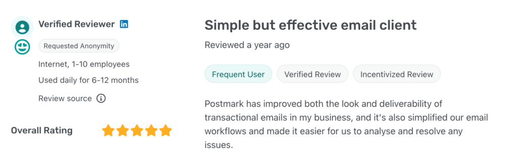 Postmark Review: Features, Pricing, Pros & Cons, Alternatives